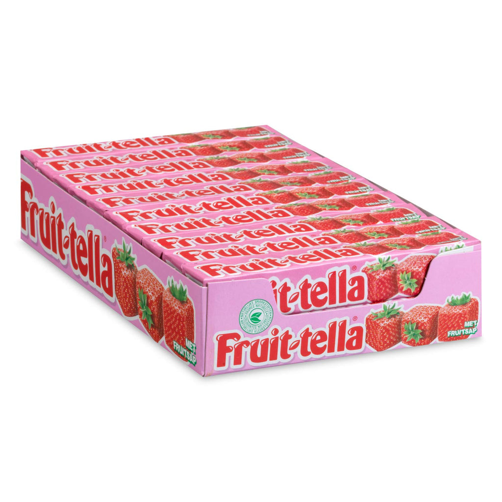 Fruit Tella Strawberry Flavoured Chewy Sweets 41 G (Pack Of 40) – Italian Gourmet FR