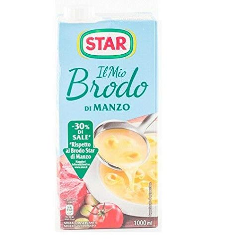 Star Brodo Manzo Bœuf Liquide 1 L 30 % Sel – Italian Gourmet FR