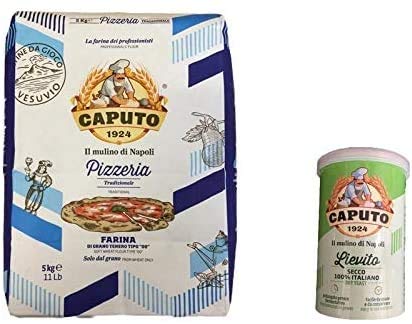 Farine Pizzeria Caputo Kg. 5 + 100 Gr De Levure Sèche - Mulino Caputo ...