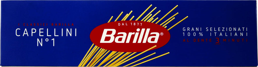 Barilla Capellini N°1, 500g – Italian Gourmet FR