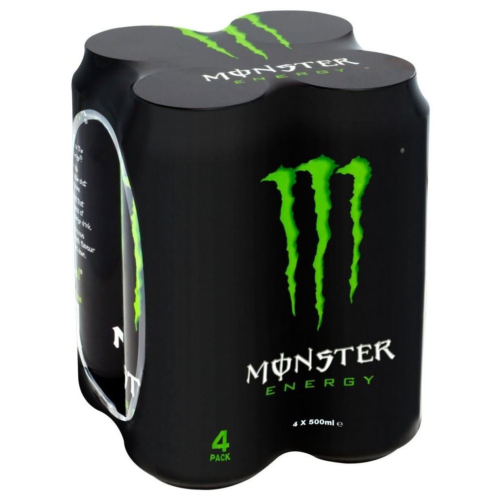 Monster Energy Drink (4x500ml) - Paquet De 2 – Italian Gourmet FR