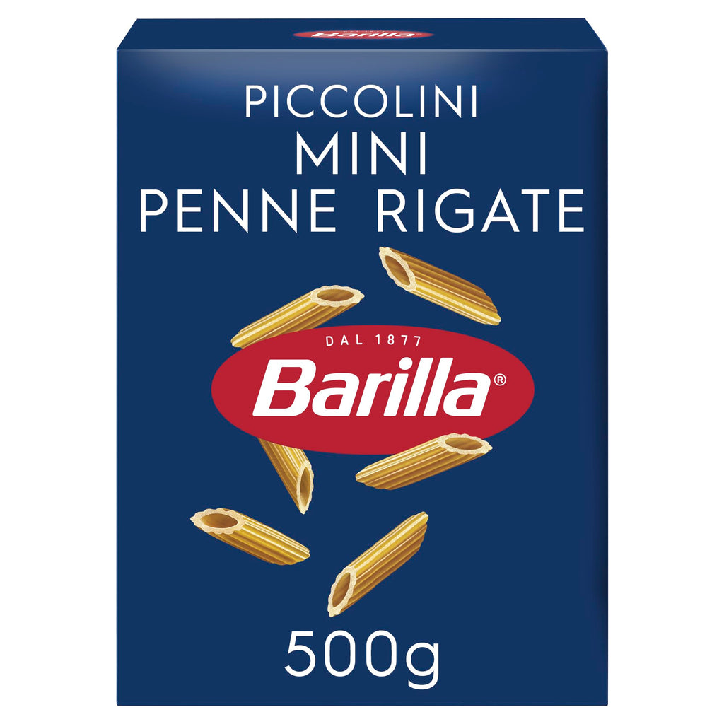 Barilla Piccolini Mini Penne Rigate 500 G – Italian Gourmet FR