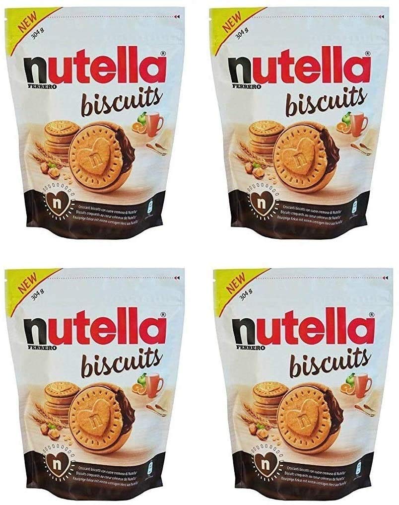 Nutella Biscuits Sachet De 22 Biscuits 304g (Lot De 4) – Italian Gourmet FR