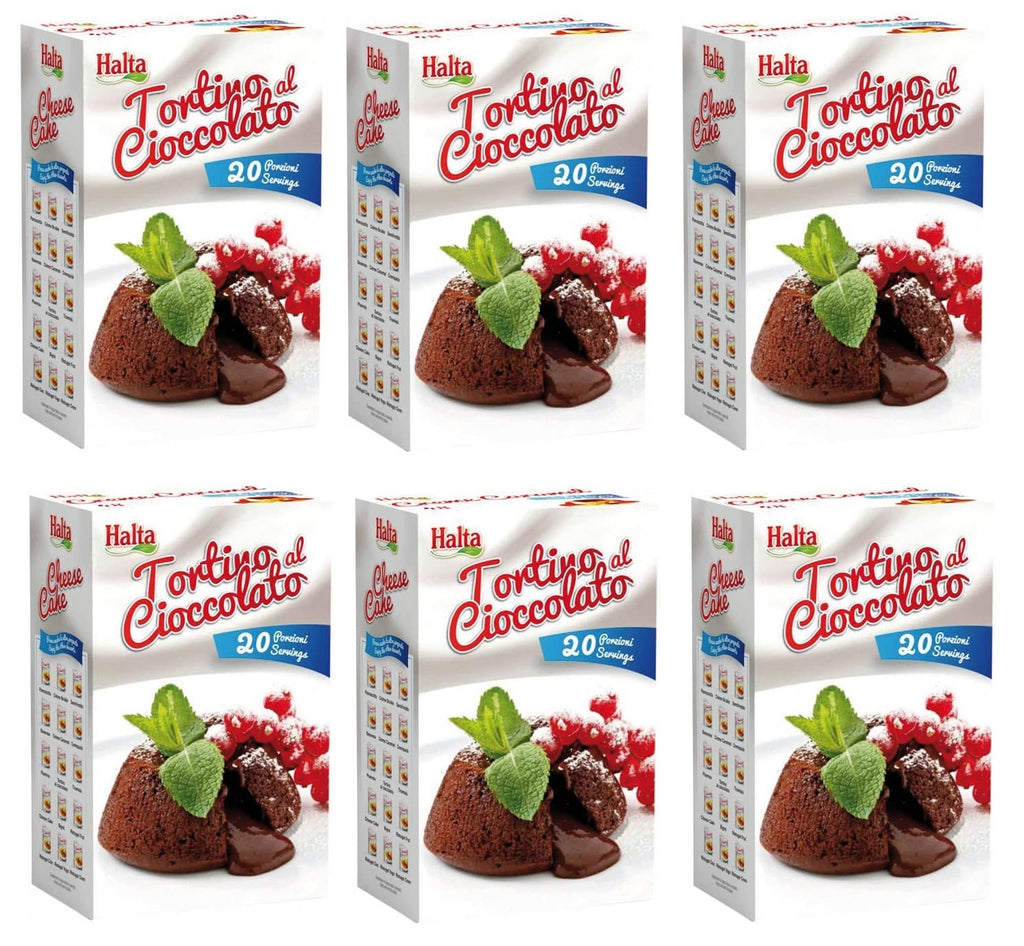 Halta Preparato Per Tortino Al Cioccolato Lot De 6 Mélanges De Poudre ...